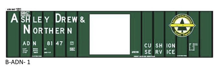 AKRON, CANTON AND YOUNGSTOWN BOXCAR GRAPHICS