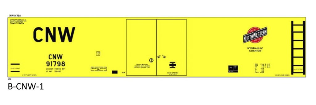 CHICAGO NORTHWESTERN BOXCAR GRAPHICS