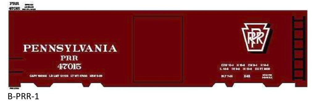 PENNSYLVANIA BOXCAR GRAPHICS