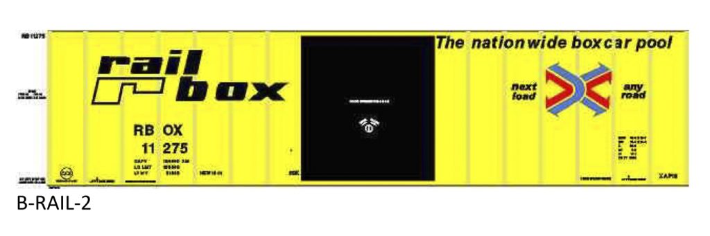 RAILBOX BOXCAR GRAPHICS