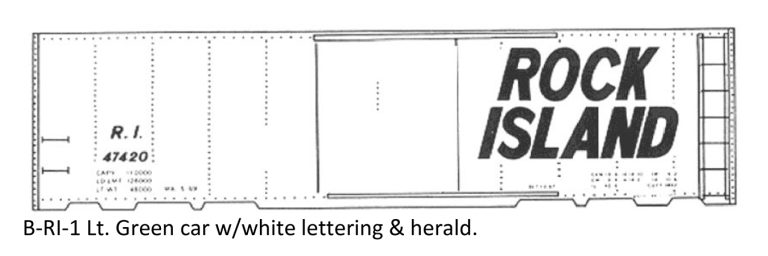 ROCK ISLAND BOXCAR GRAPHICS