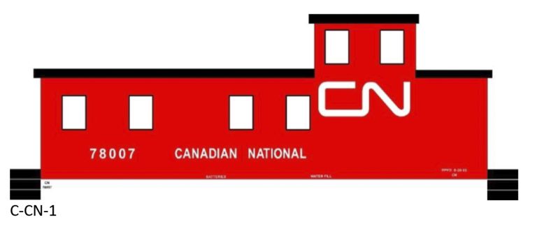 CANADIAN NATIONAL CABOOSE GRAPHICS