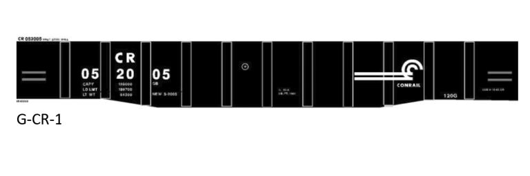 CONRAIL GONDOLA GRAPHICS