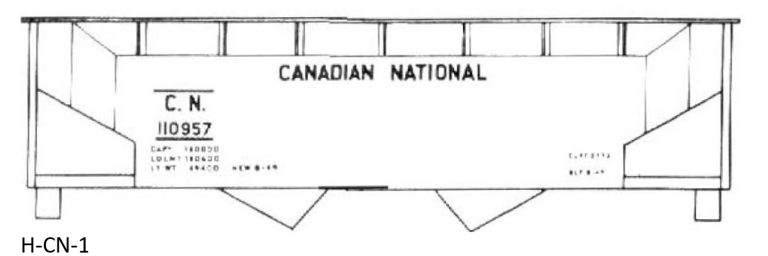 CANADIAN NATIONAL HOPPER GRAPHICS