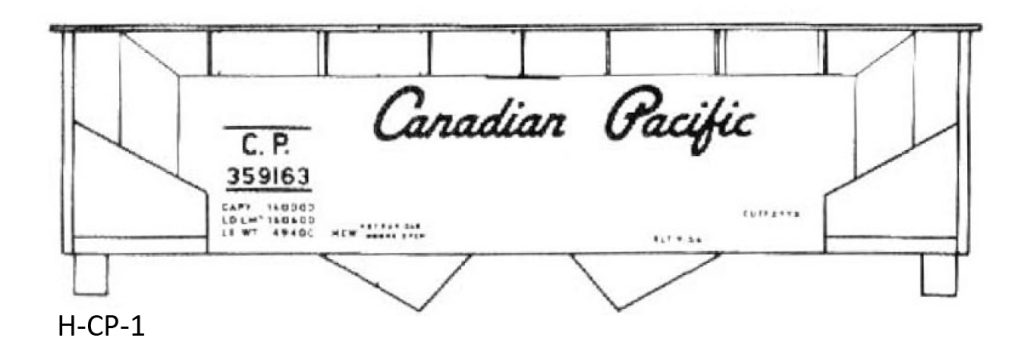 CANADIAN PACIFIC HOPPER GRAPHICS