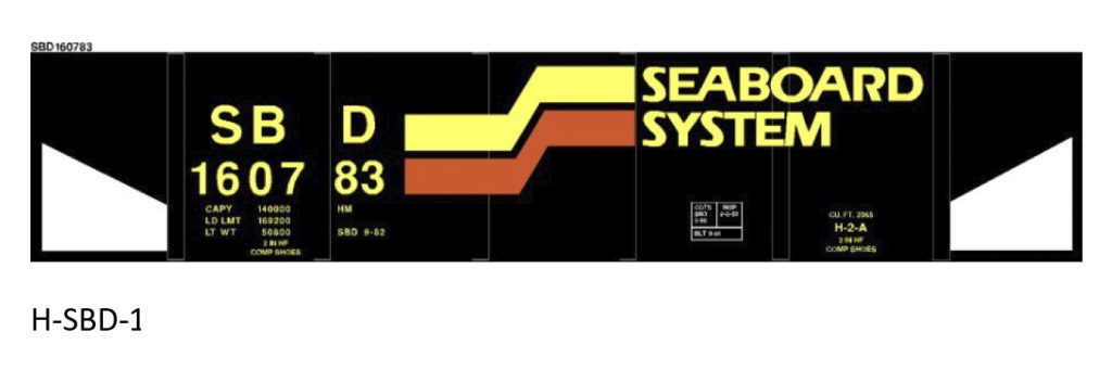 SEABOARD SYSTEM HOPPER GRAPHICS