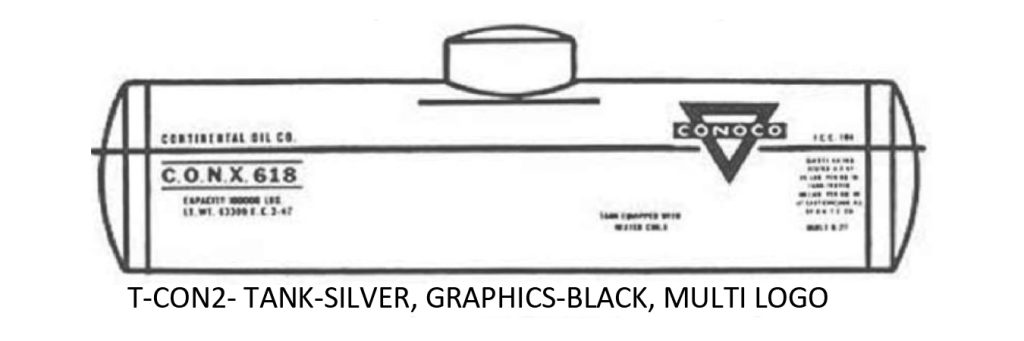 CONOCO TANK CAR GRAPHICS